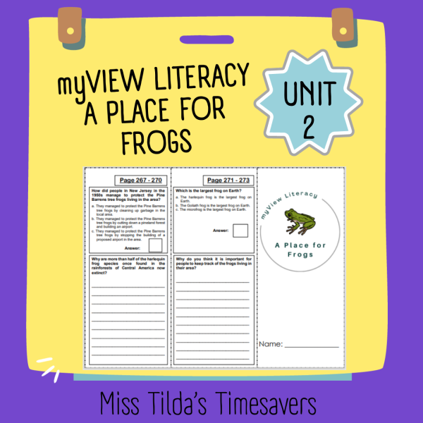 A Place for Frogs - myView Literacy 5 - Made By Teachers