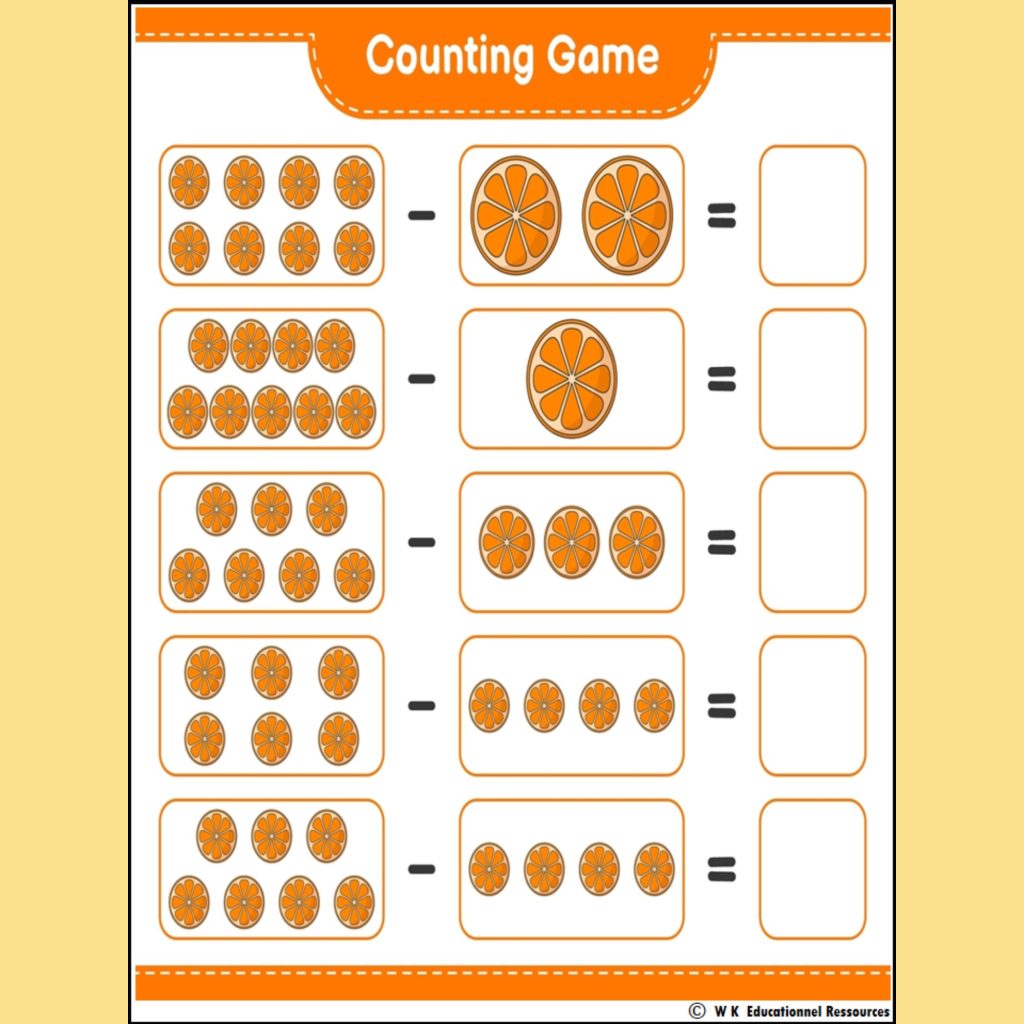 Thanksgiving Math Trace Numbers Addition Subtraction Game November ...