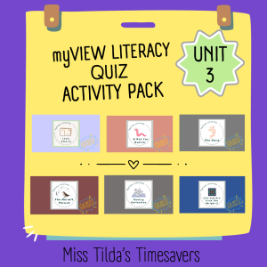myView Literacy 5 Quiz: Unit 3 | Made By Teachers