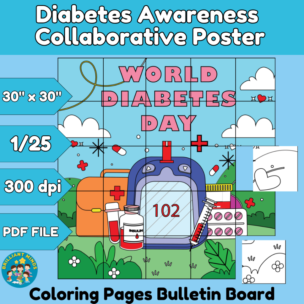 World Diabetes Day - Diabetes Awareness Collaborative BUNDLE Poster ...