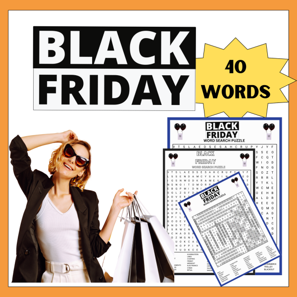 Black Friday Word Search Puzzle | Made By Teachers