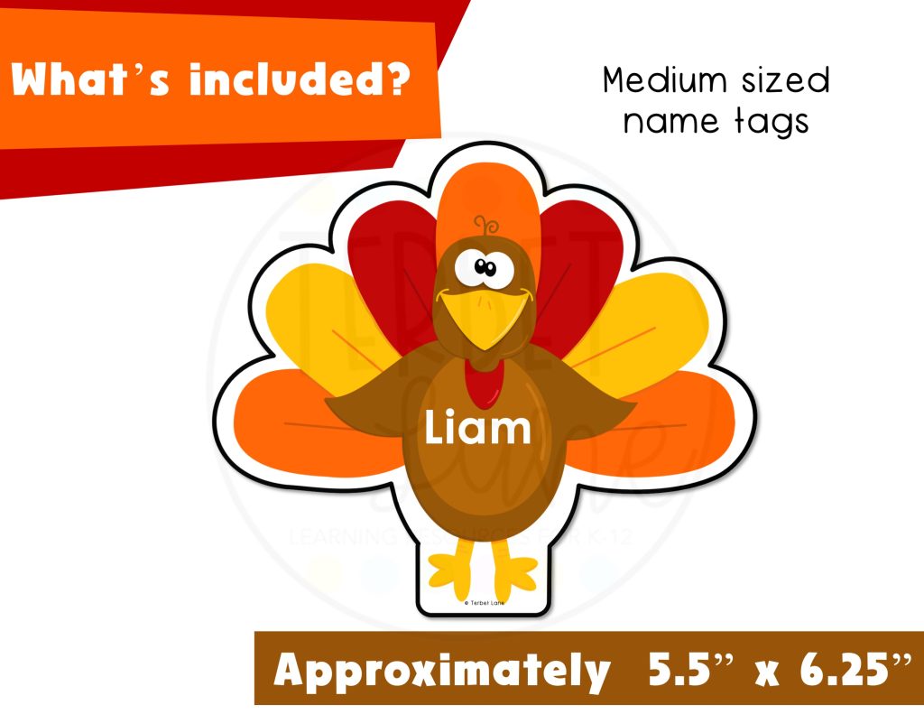 Editable Thanksgiving Cubby Tags | Locker Labels - Made By Teachers
