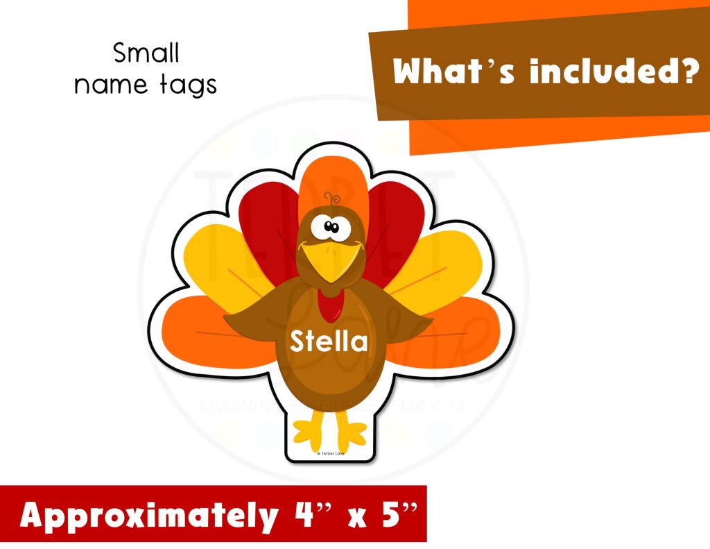Editable Thanksgiving Cubby Tags | Locker Labels - Made By Teachers