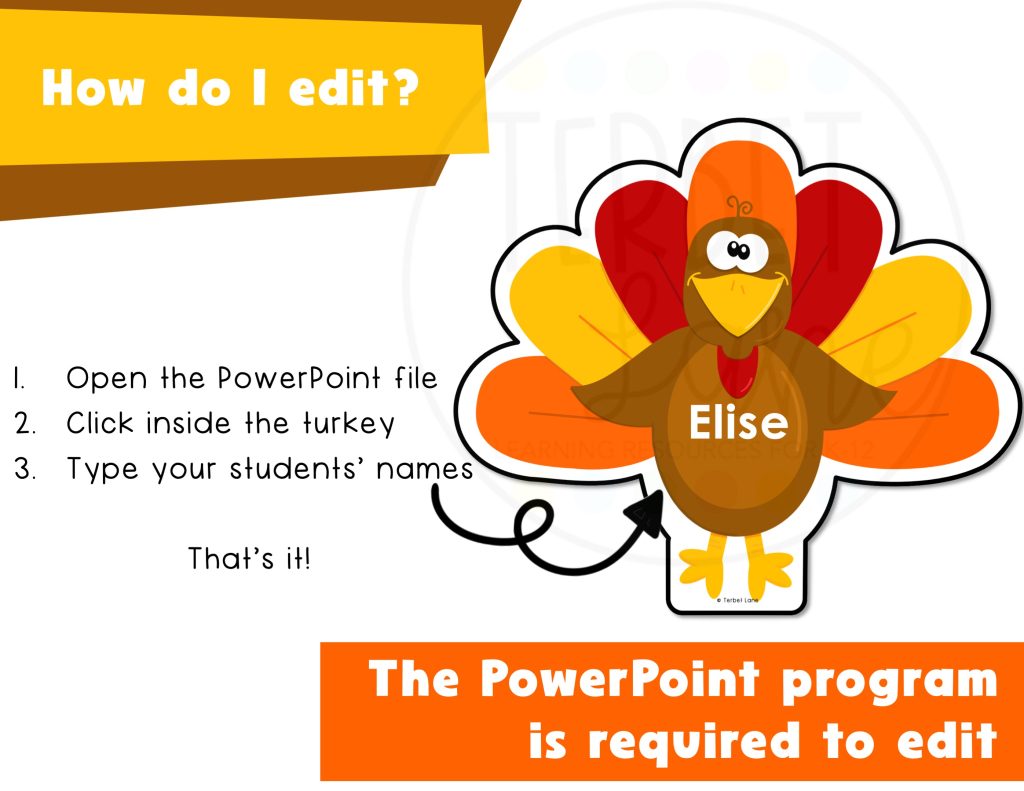 Editable Thanksgiving Cubby Tags | Locker Labels | Made By Teachers