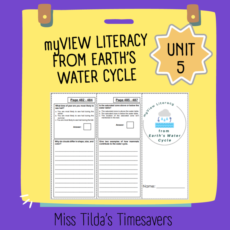 from Earth's Water Cycle - myView Literacy 5 | Made By Teachers