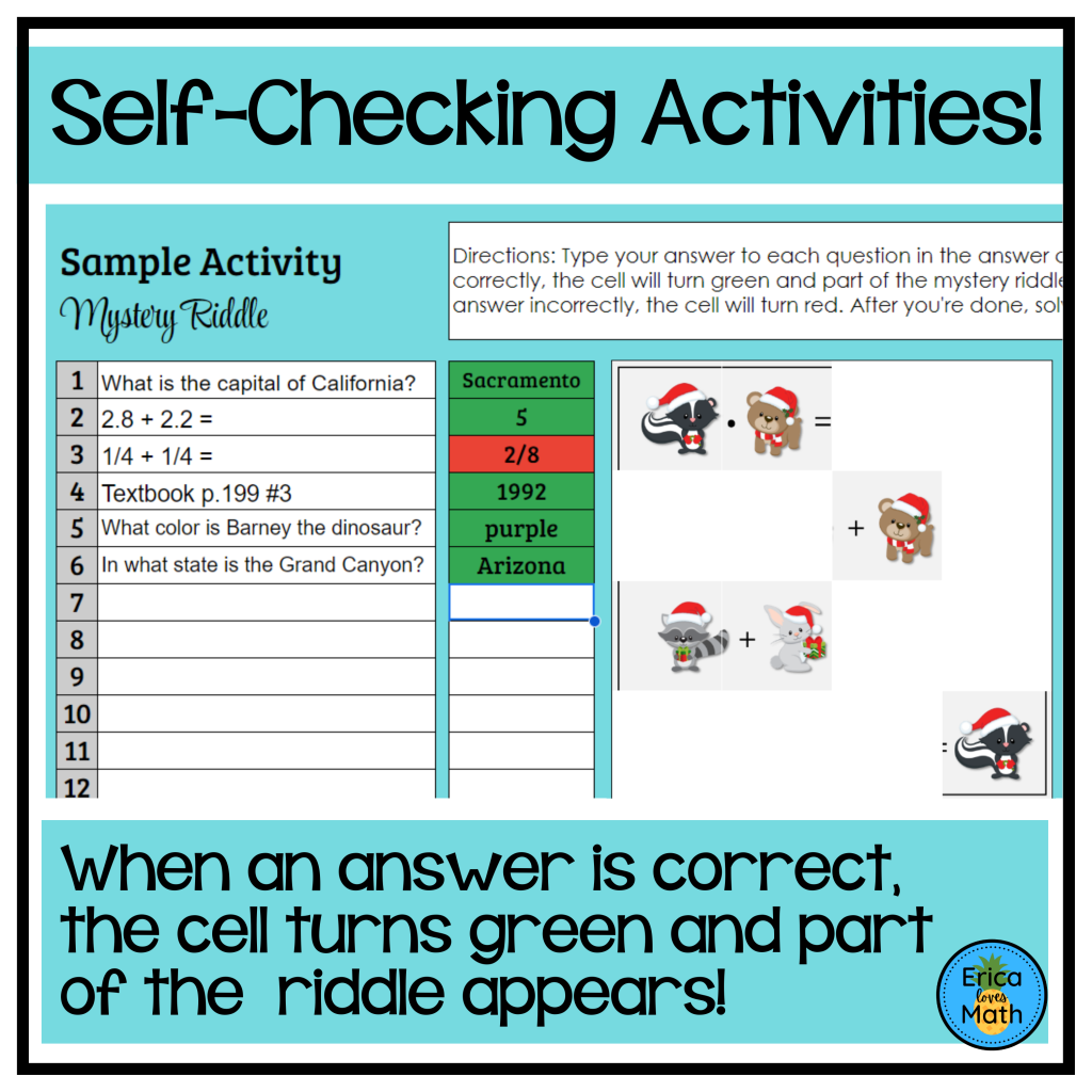 Editable Digital Activity Templates Bundle (Winter/Christmas Collection ...