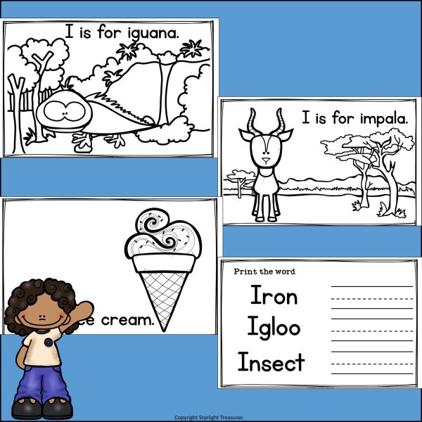 Alphabet Letter of the Week: The Letter I Mini Book | Made By Teachers