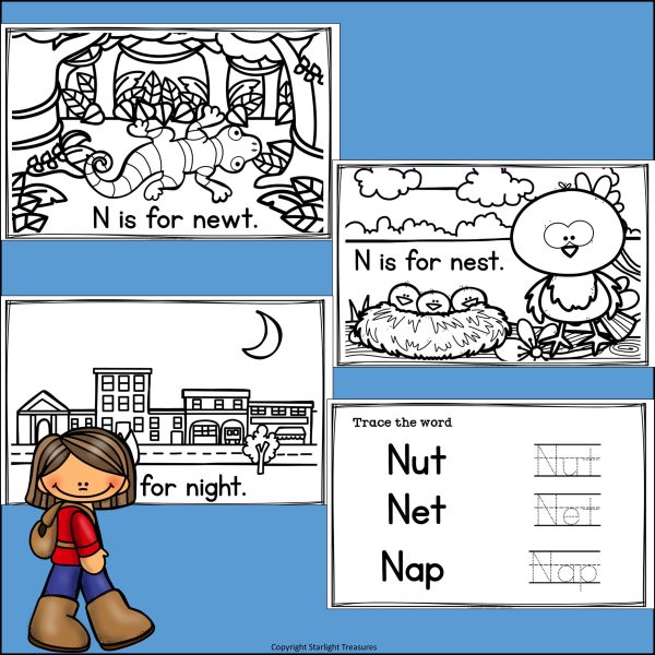 Alphabet Letter of the Week: The Letter N Mini Book | Made By Teachers