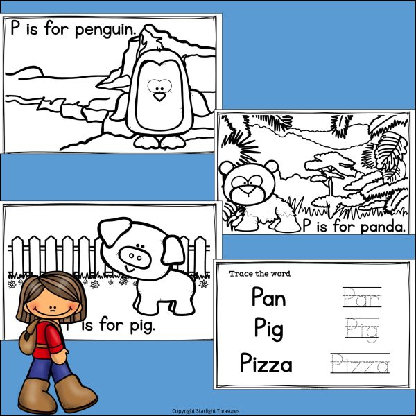 Alphabet Letter of the Week: The Letter P Mini Book - Made By Teachers