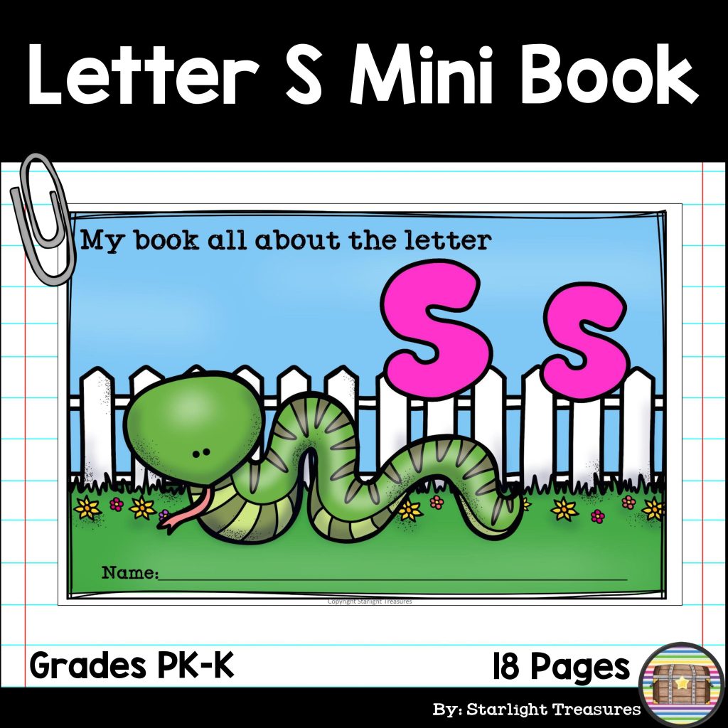 Alphabet Letter of the Week: The Letter S Mini Book - Made By Teachers
