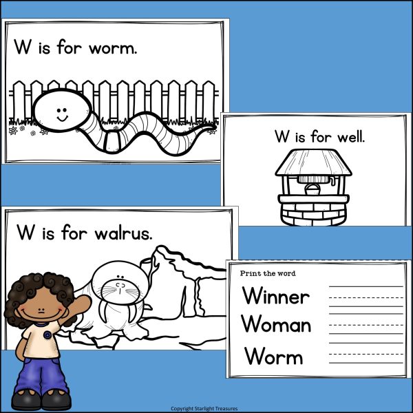 Alphabet Letter of the Week: The Letter W Mini Book - Made By Teachers