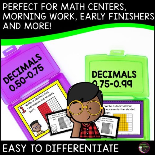 Decimals Identifying Decimals Task Cards - Made By Teachers
