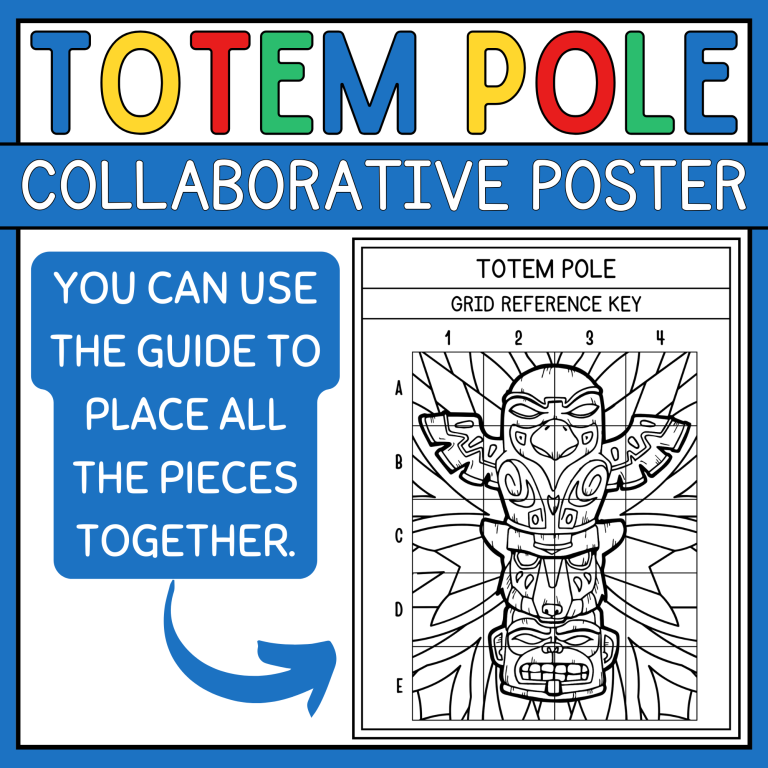Totem Pole Collaborative Poster | Native American Heritage Month ...