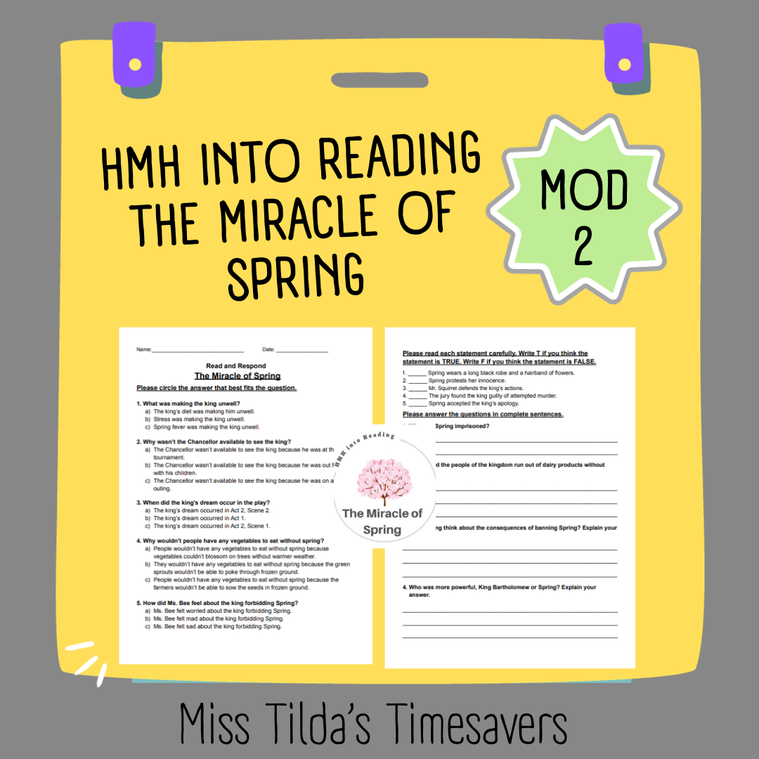 Grade 4 Wonders Unit 1 Review Assessments Bundle | Made By Teachers