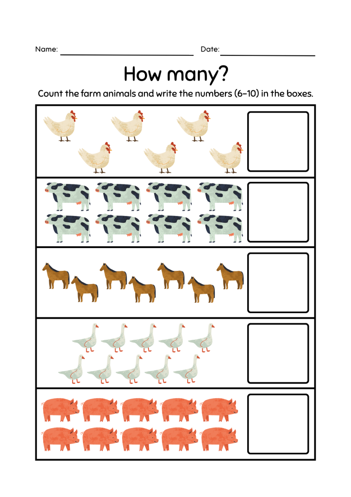 NUMBERS 1-10 TRACE, WRITE, DRAW, AND TEN FRAMES | Made By Teachers
