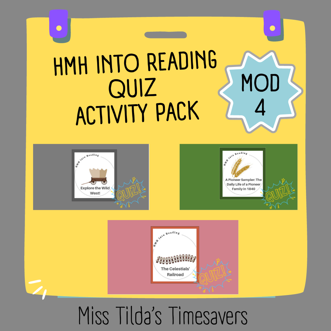 Judy Moody, Mood Martian - Grade 3 HMH into Reading - Made By Teachers