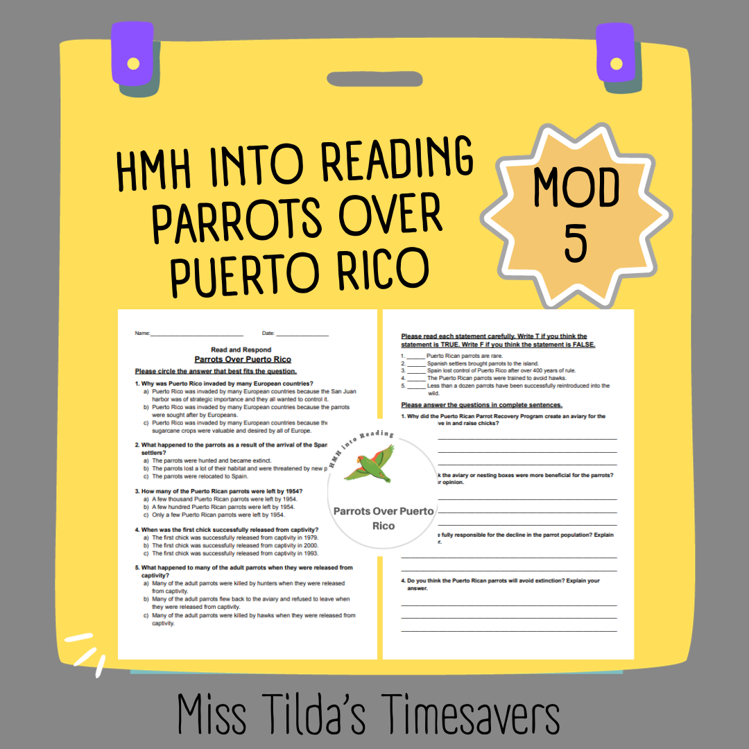Rosa Quiz - Grade 5 Wonders - Made By Teachers