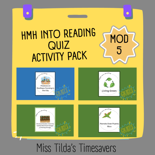 Grade 5 HMH into Reading Quiz: Module 5 | Made By Teachers