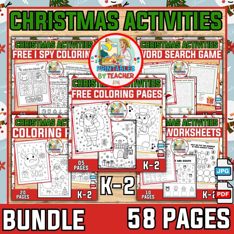 Ultimate Christmas Activities Bundle | Winter Worksheets Collection for ...