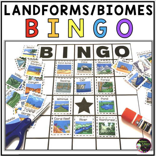 Landforms Biomes Bingo - Made By Teachers