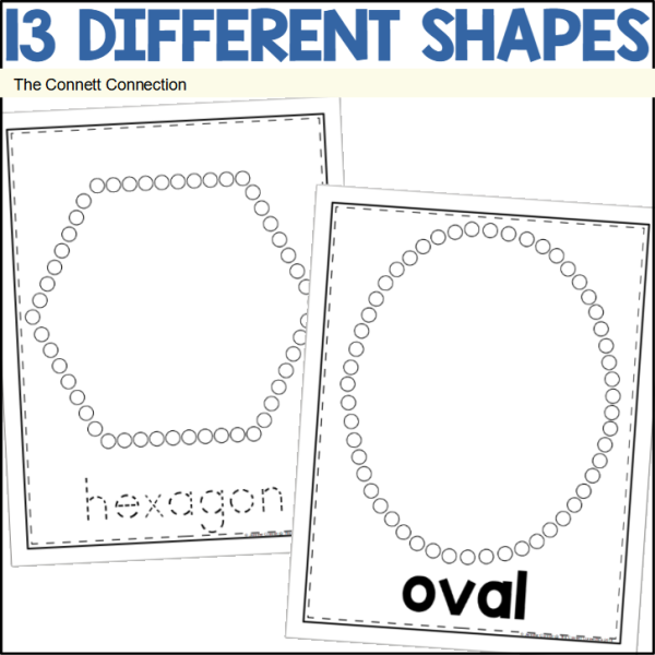 2D Shapes Dot Painting Worksheets - Made By Teachers