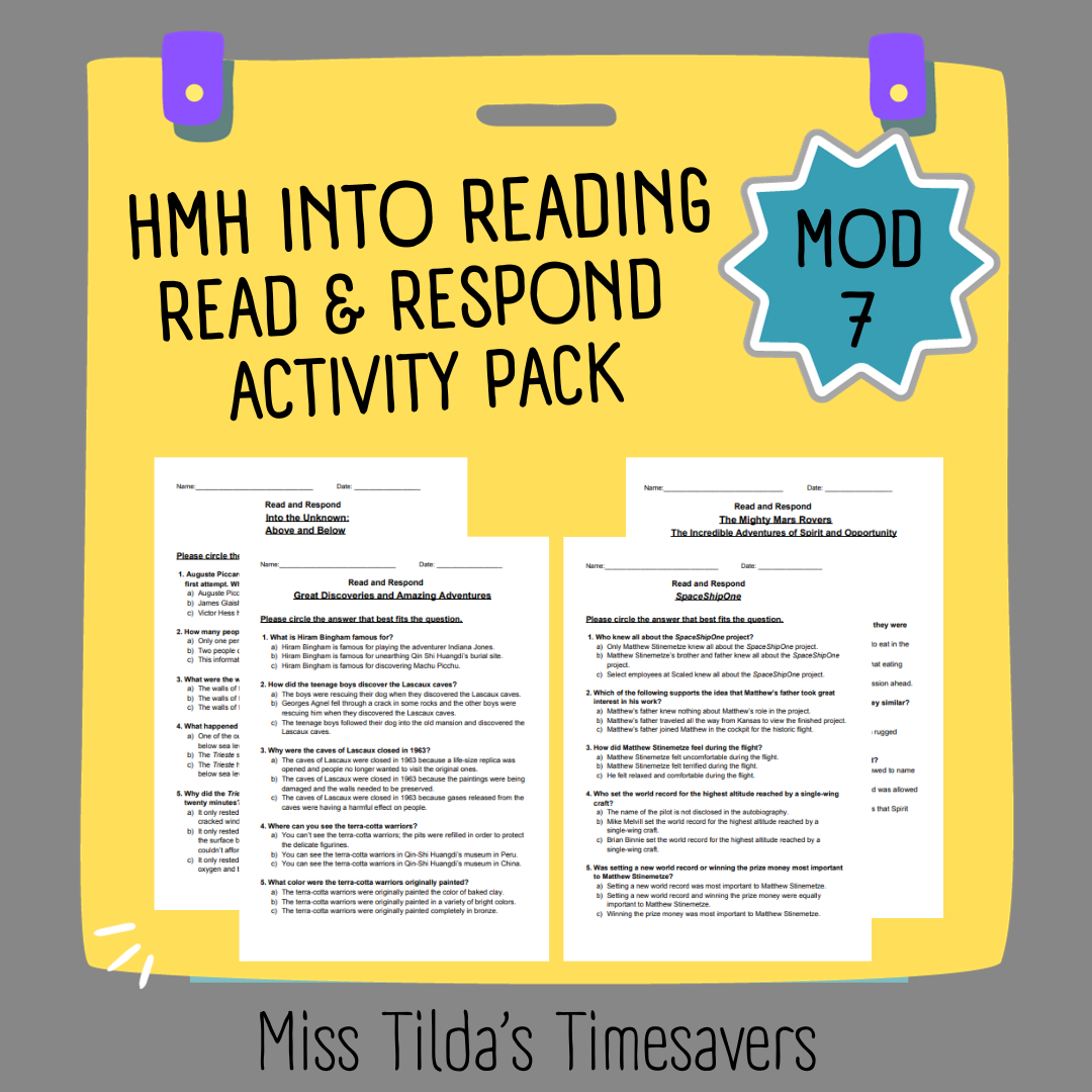 My Librarian Is a Camel - Read and Respond Gr4 Journeys | Made By Teachers