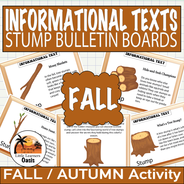 STUMP Informational Texts - Autumn Bulletin Boards - Fall-themed ...