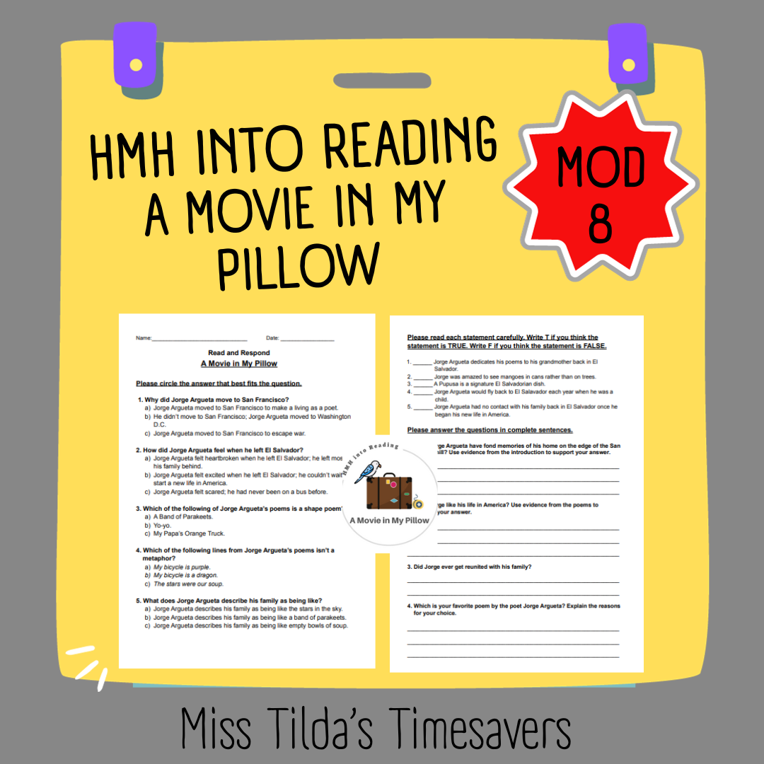 Dear Primo: A Letter to My Cousin - Grade 3 HMH into Reading - Made By ...
