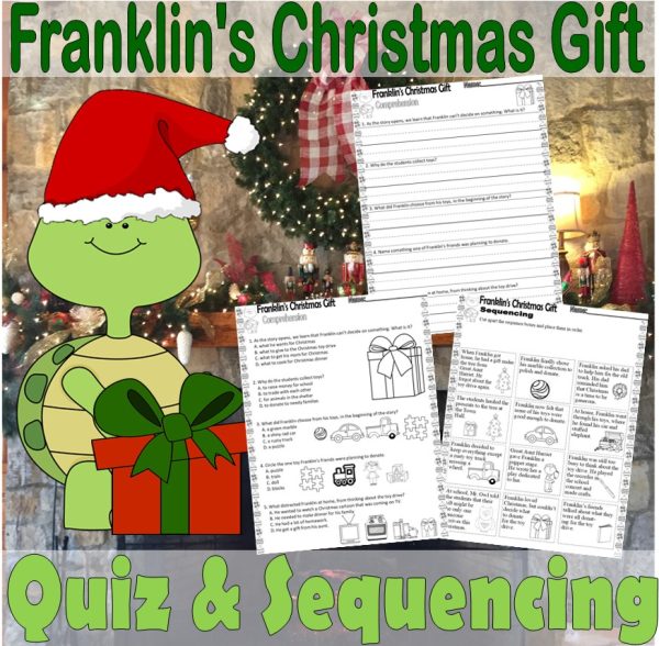 Franklin’s Christmas Gift Reading Quiz Tests Story Scene Sequencing ...