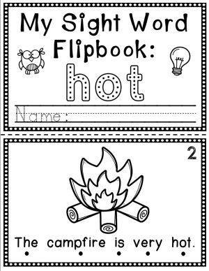 Sight Word Flip Book (Flipbook) - HOT | Made By Teachers