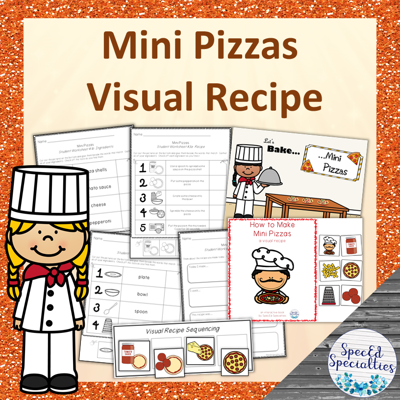 Baked Apples Visual Recipe Adapted Books and Worksheets | Made By Teachers