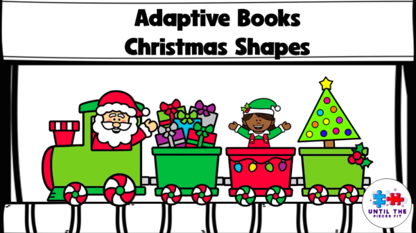 Simple Shapes Christmas Adapted Books | Made By Teachers