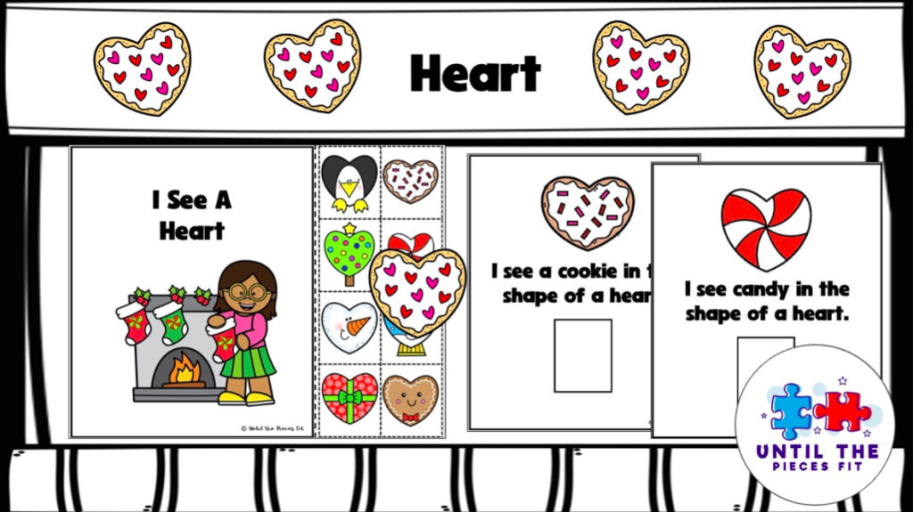 Simple Shapes Christmas Adapted Books | Made By Teachers