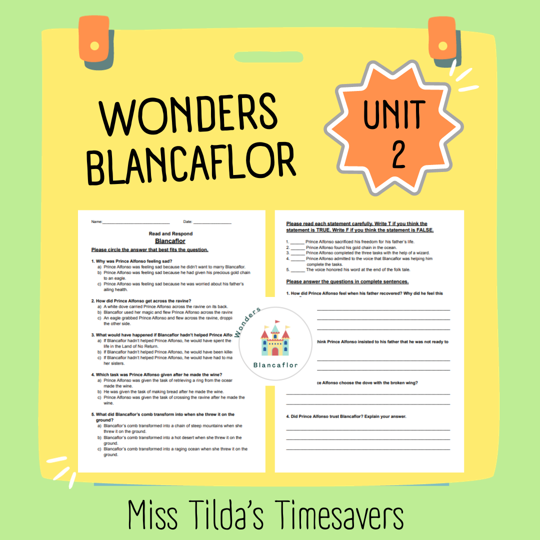 Abe's Honest Words - Grade 4 Wonders - Made By Teachers