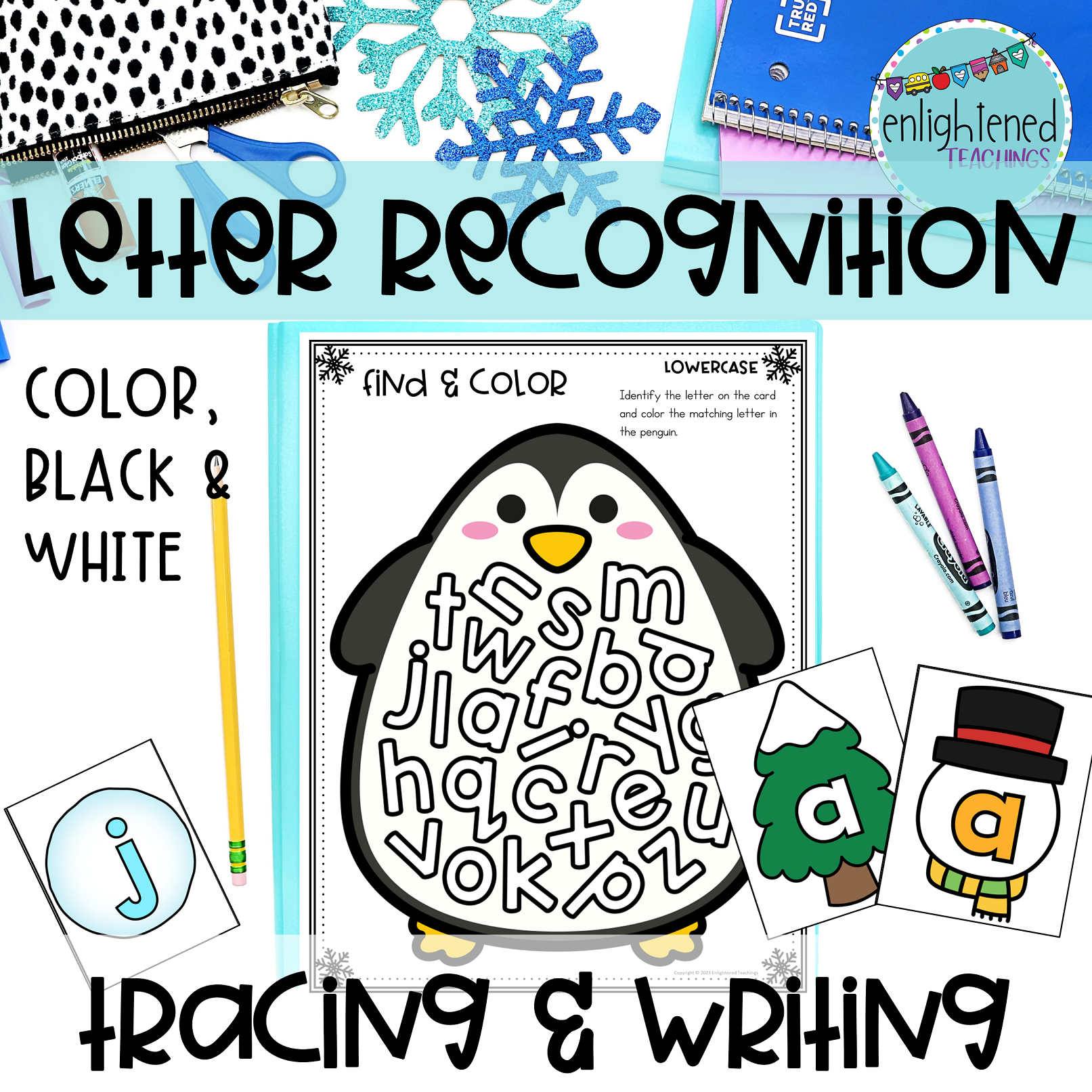 Winter Number & Winter Letter Mats BUNDLE Winter Counting Winter ...