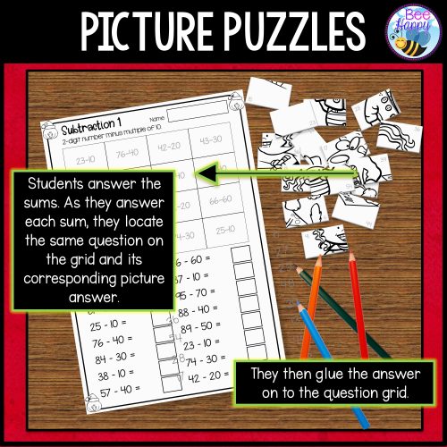 Christmas Maths Mystery Picture Puzzles - Made By Teachers