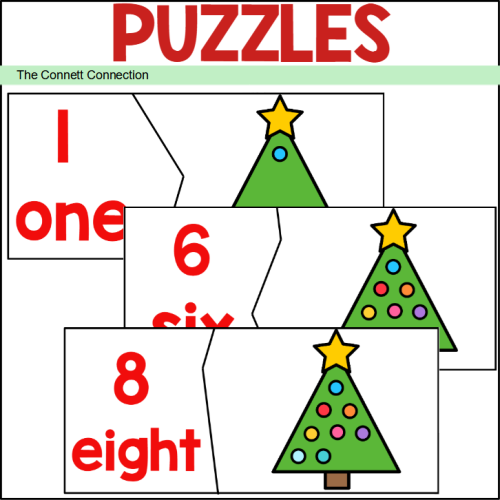 Christmas Preschool Math Counting to 10 Activities - Made By Teachers