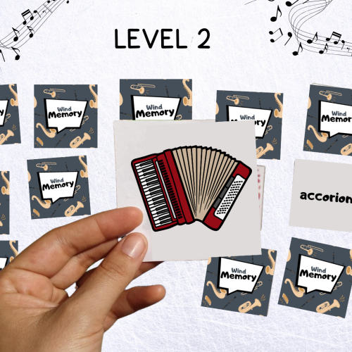 Musical Instruments Memory - Printable Games - Family of Instruments ...