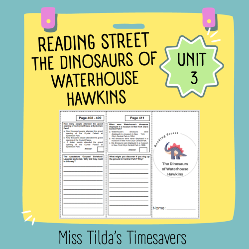 The Dinosaurs of Waterhouse Hawkins - Reading St | Made By Teachers