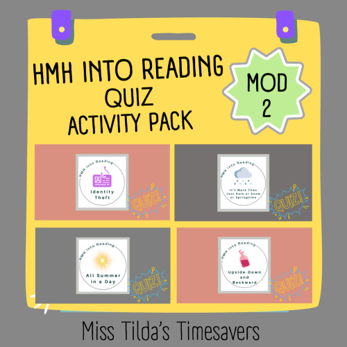 Grade 6 HMH into Reading Quiz: Module 2 - Made By Teachers