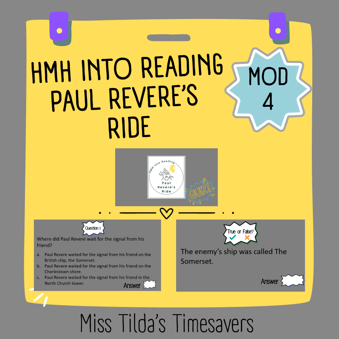 The Saga of Pecos Bill Quiz - Grade 3 HMH into Reading | Made By Teachers