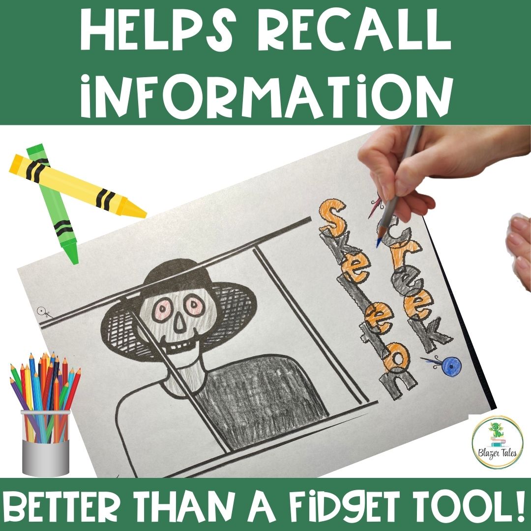 Skeleton Creek Novel Study PowerPoint & FCF Coloring Sheet Bundle ...