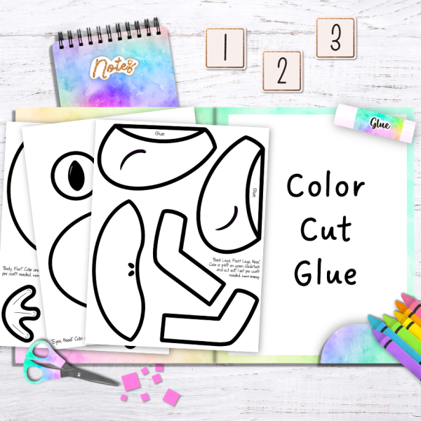 Red Eyed Tree Frog Craft | Zoo Animals | Rainforest Animals | Made By ...