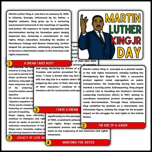 Martin Luther King Jr. Flip Book | Black History Month | MLK Day ...