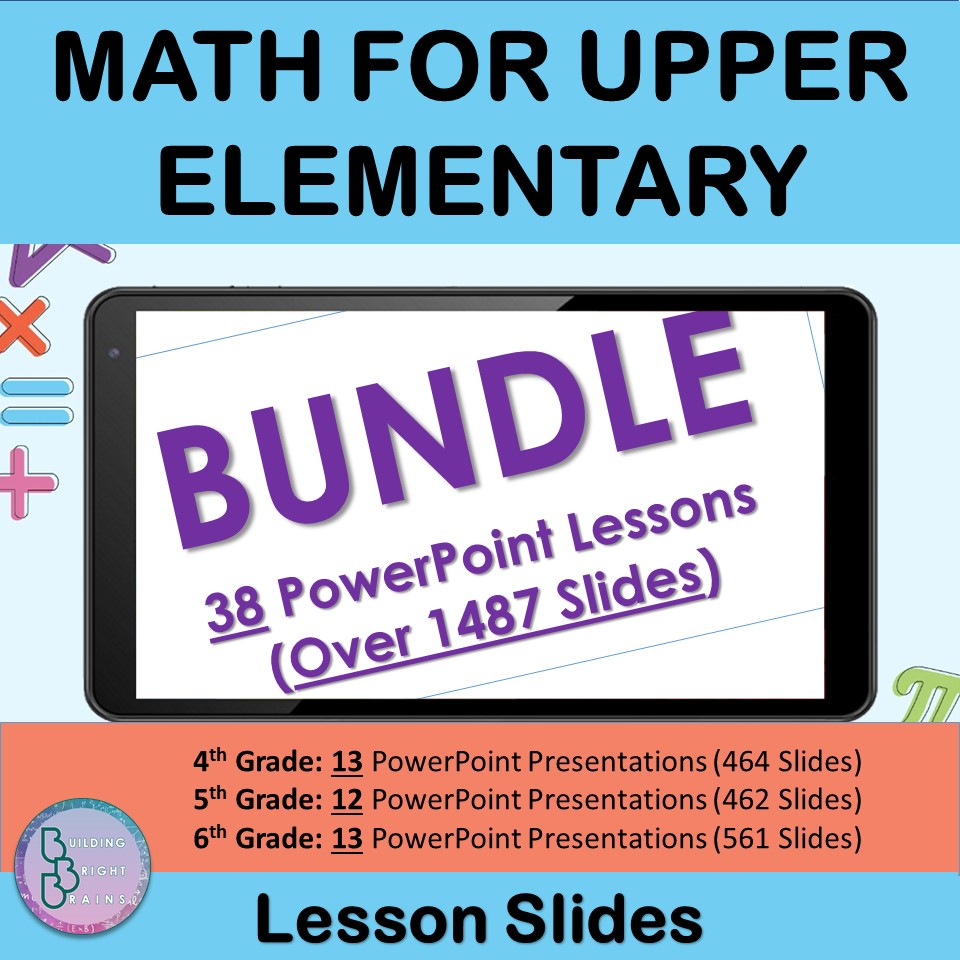 Math Bundle for Upper Elementary | PowerPoint Presentation Lesson ...