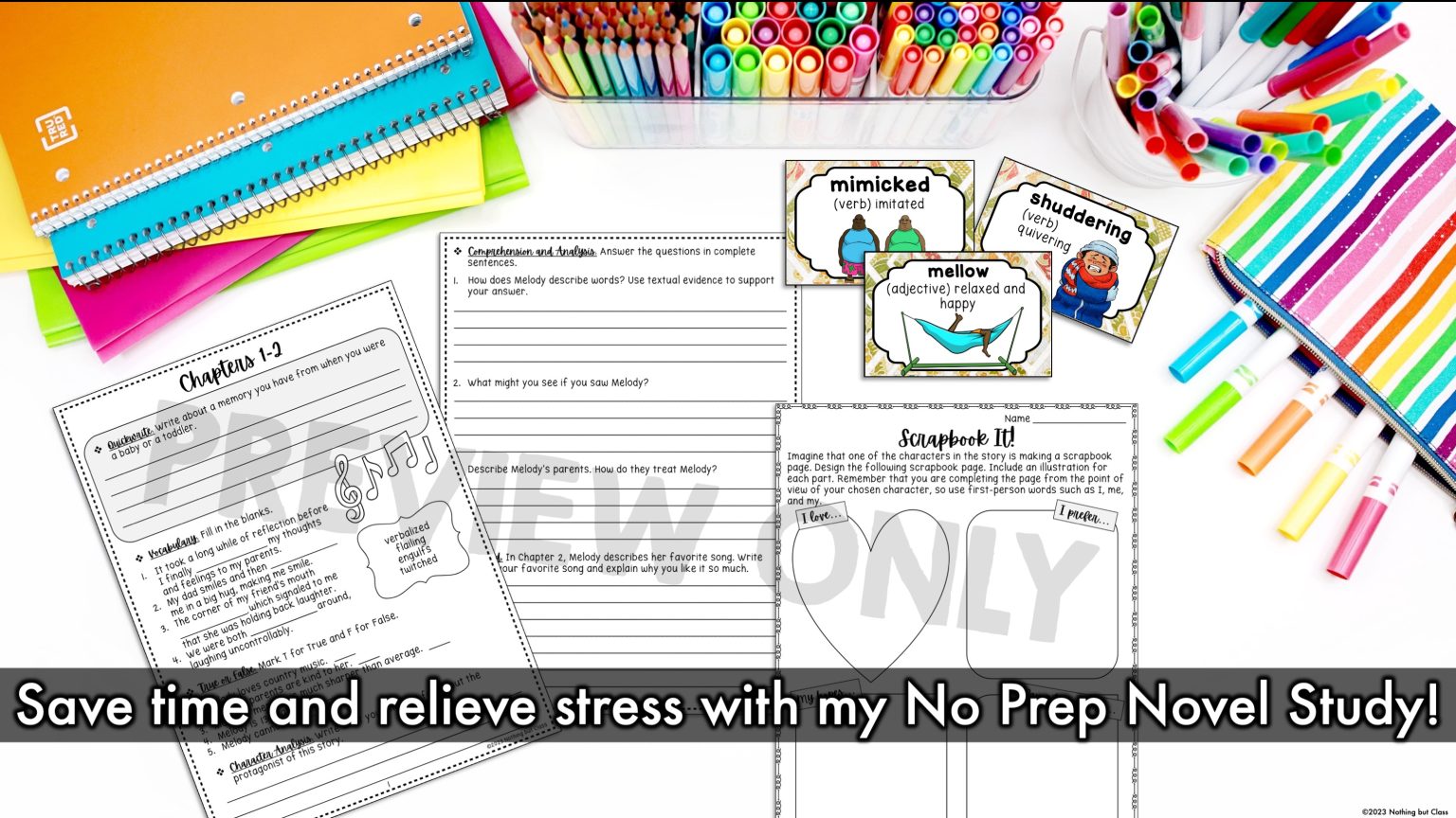 Out of My Mind Novel Study Unit - Made By Teachers