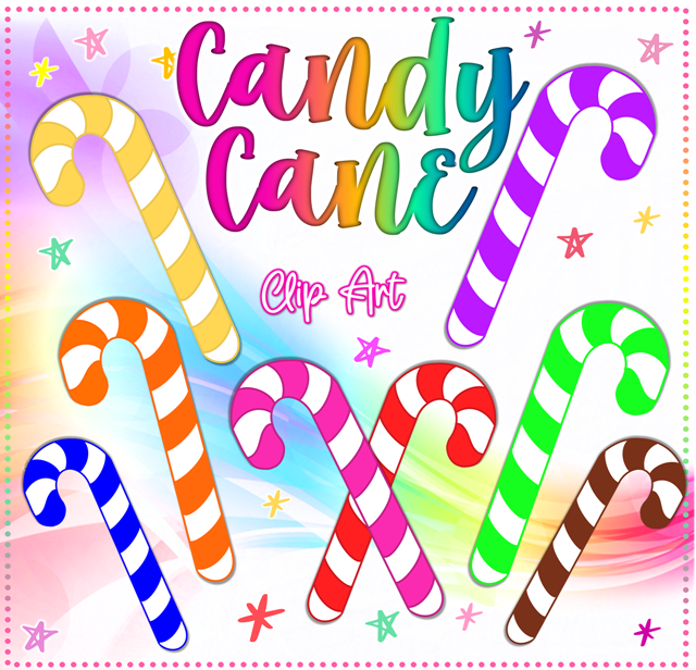 Candy Cane | Christmas | Clip Art Illustration - Made By Teachers