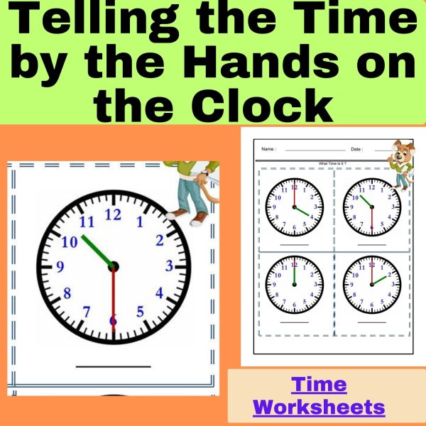 Telling the Time by the Hands on the Clock - Time Worksheets - Made By ...