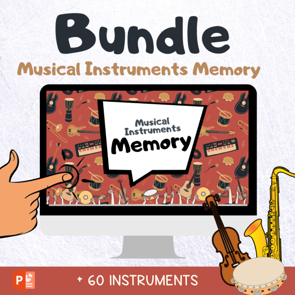 Bundle - Musical Instruments Memory - Virtual Games - Families of ...