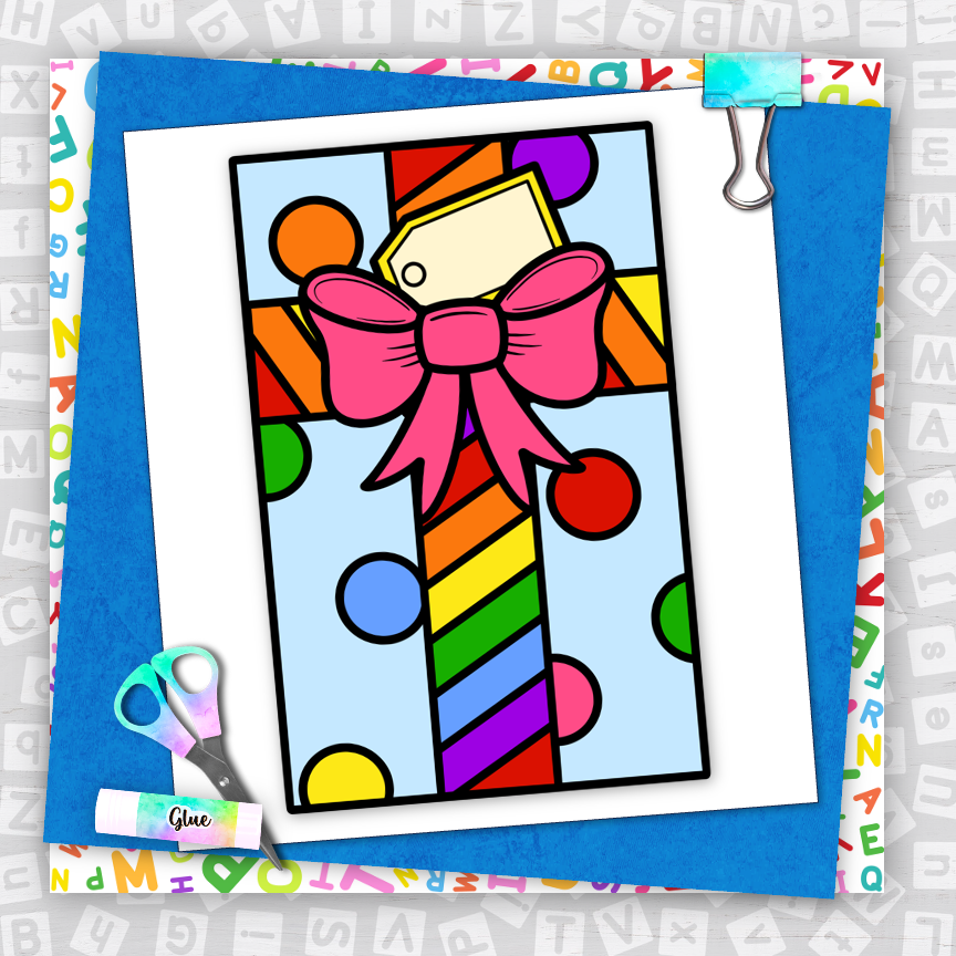 Gift Box Craft | Present Craft | Christmas Activity | Made By Teachers